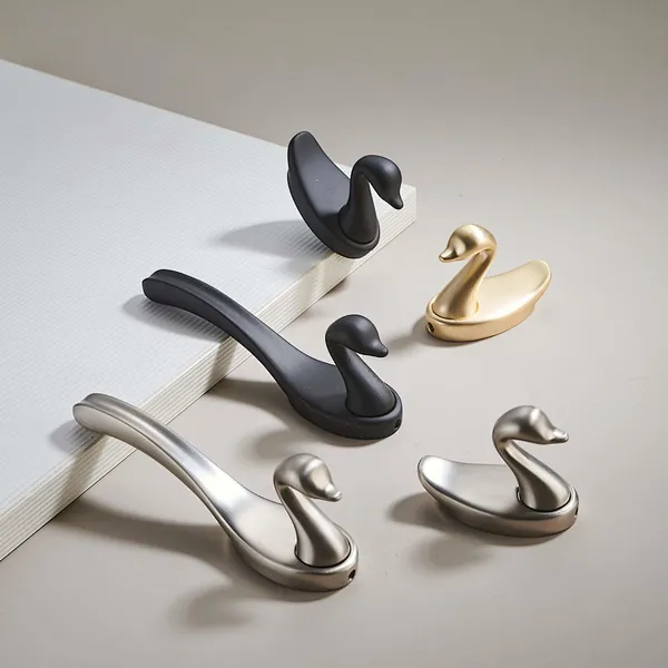 Filta Elegant Swan Shape Wall Mounted Hanger Robe Hook Clothes Rack ...